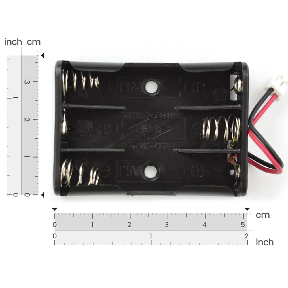 DFRobot 3xAAA Battery Holder with PH2.0-2P Interface for DIY ...