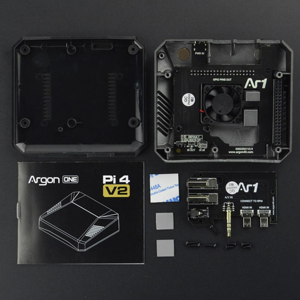 DFRobot Argon ONE V2 Raspberry Pi 4 Aluminium case - Opencircuit