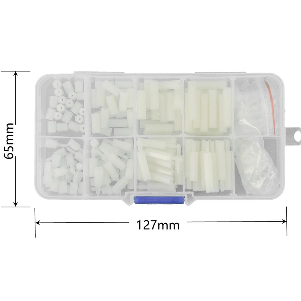 DFRobot Witte nylon schroef- en montageset - M2 - Opencircuit