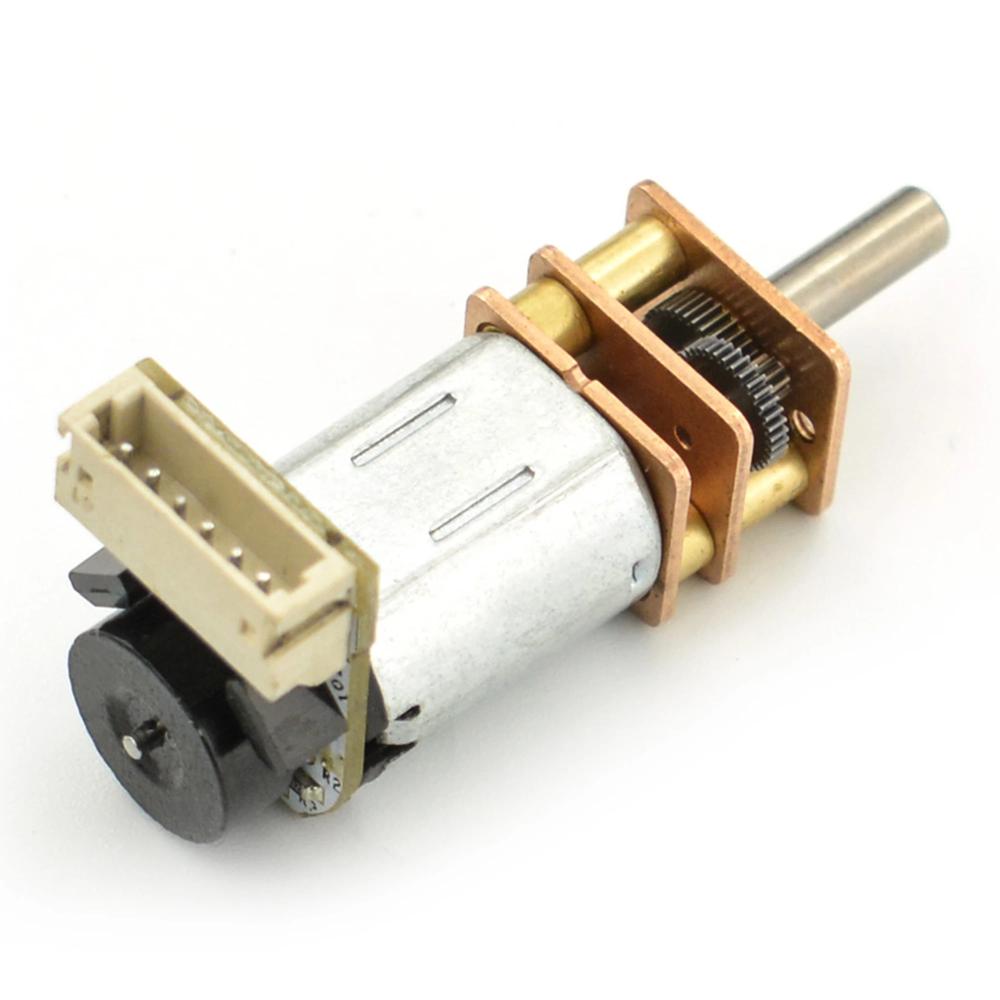 DFRobot Micromotor de engranajes metálicos con codificador integrado ...