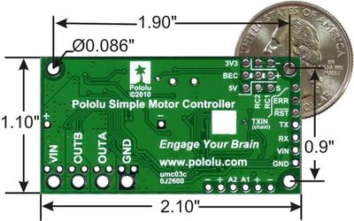 Pololu Simple Motor Controller 18v7 - Opencircuit