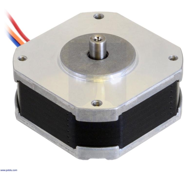 Motor de passo Sanyo Pancake: bipolar, 200 passos/rev, 42×18,6 mm, 5,4 V, 1 A/fase - Opencircuit