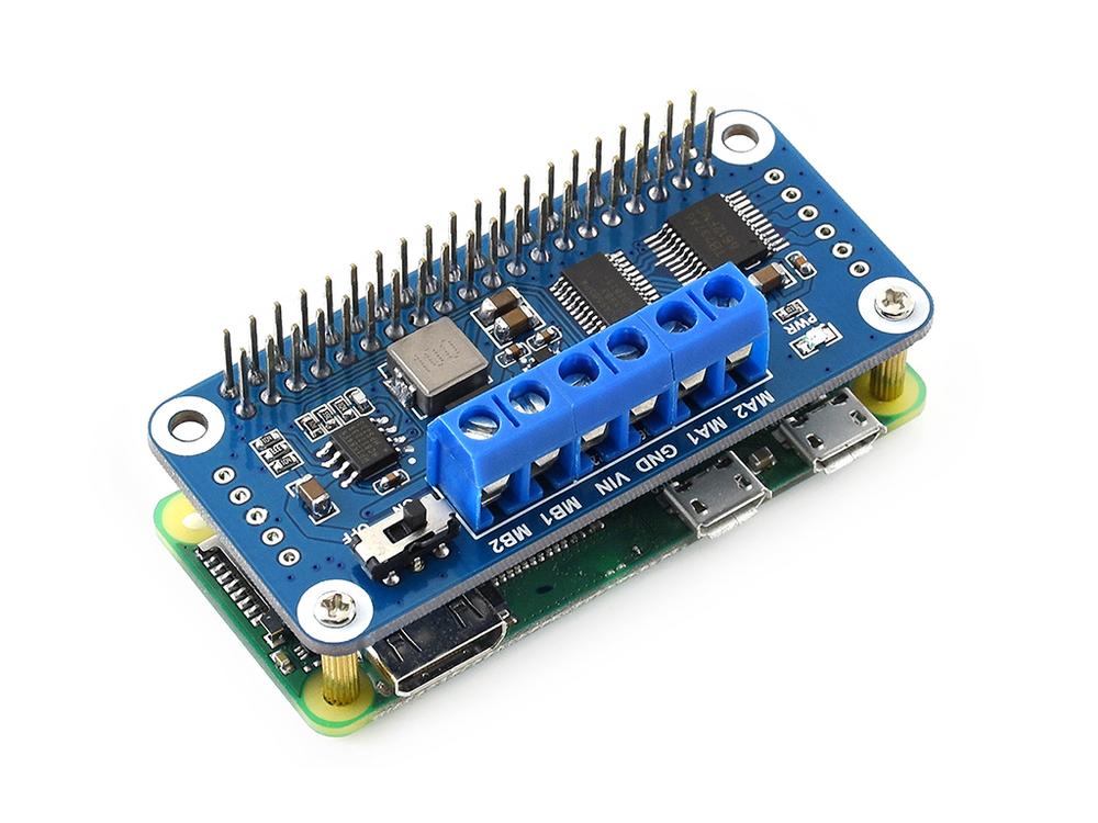 Waveshare Motor Driver HAT til Raspberry Pi, I2C-interface - Opencircuit