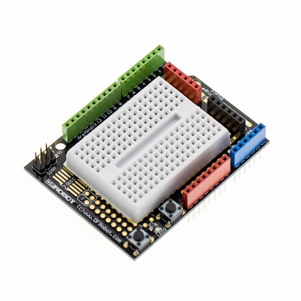 DFRobot Shield di prototipazione versatile per Arduino con mini ...