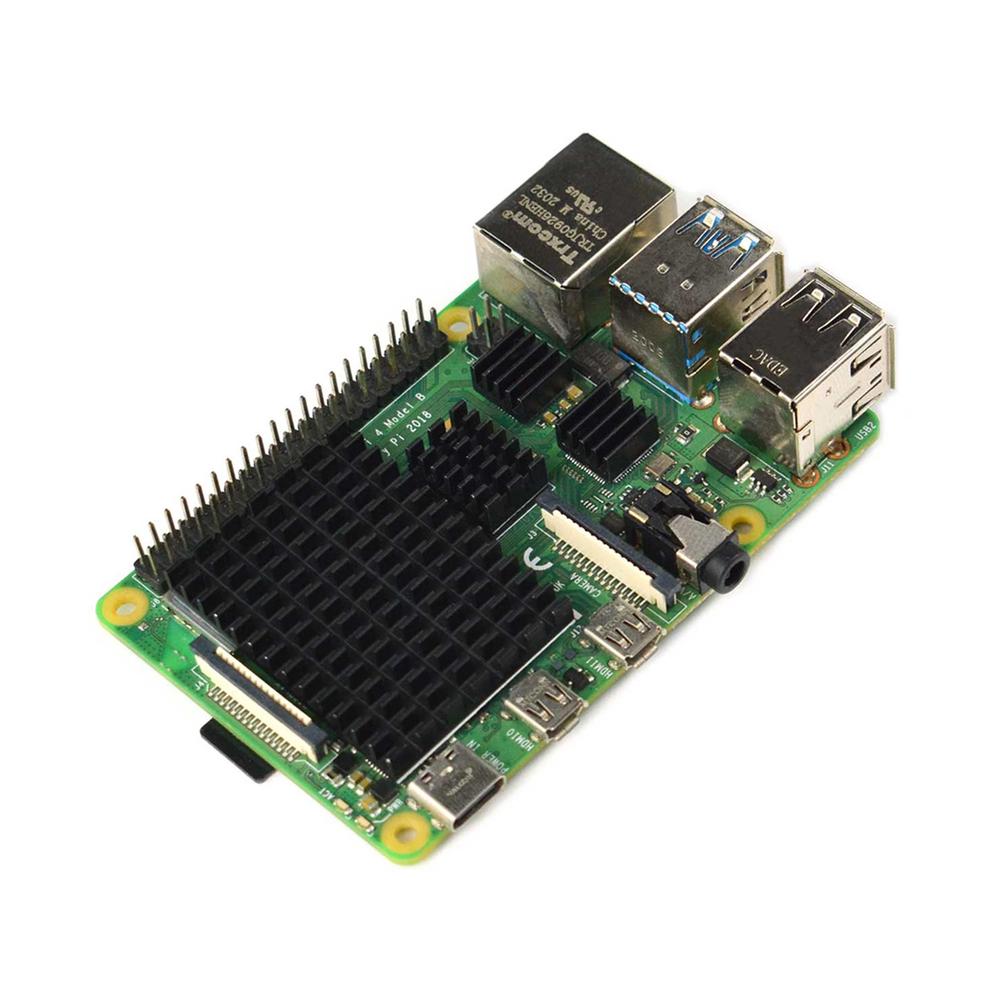 DFRobot Black Aluminum Heatsink Kit for Raspberry Pi 4B - Opencircuit