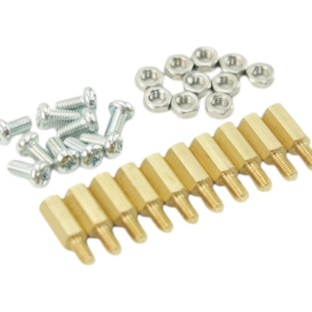 DFRobot 10 Sets M3 * 10 Hexagonal Standoffs Mounting Kit - Opencircuit