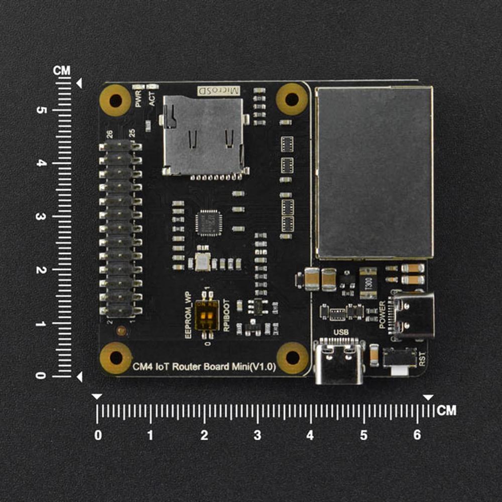 DFRobot Raspberry Pi Compute Module 4 IoT Router Carrier Board Mini con ...