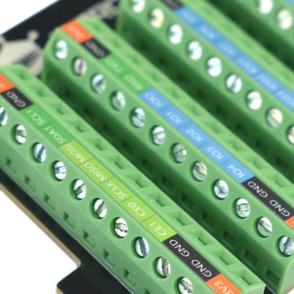 DFRobot Raspberry Pi 4B GPIO Terminal Block HAT - Opencircuit