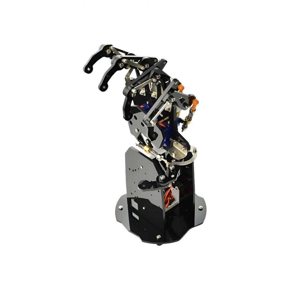 DFRobot Bionisk robothand med akrylmaterial och mikrometallservon ...