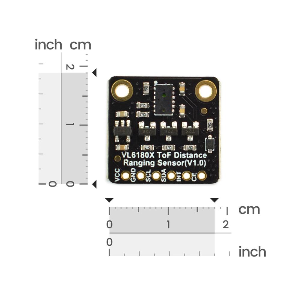 DFRobot Fermion: VL6180X ToF Distance Ranging Sensor (5-100mm ...