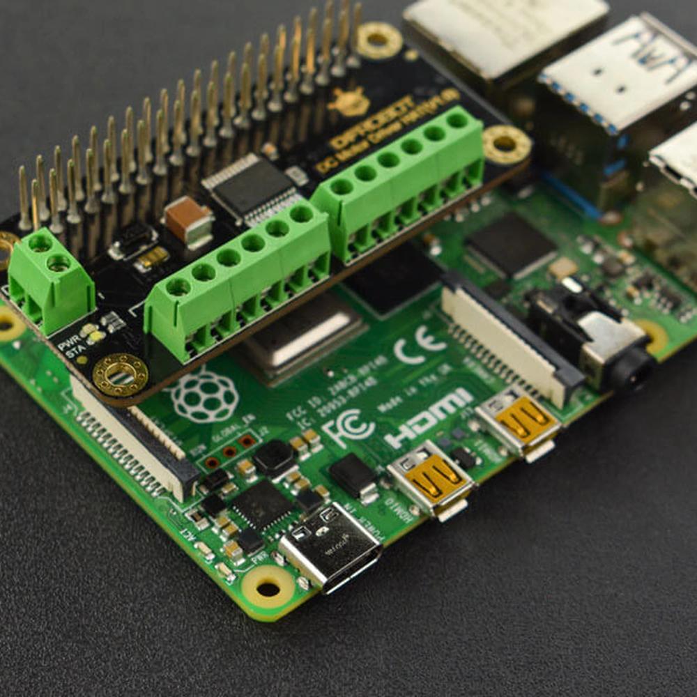 DFRobot DC motor driver hat V1.0) voor Raspberry Pi - Opencircuit
