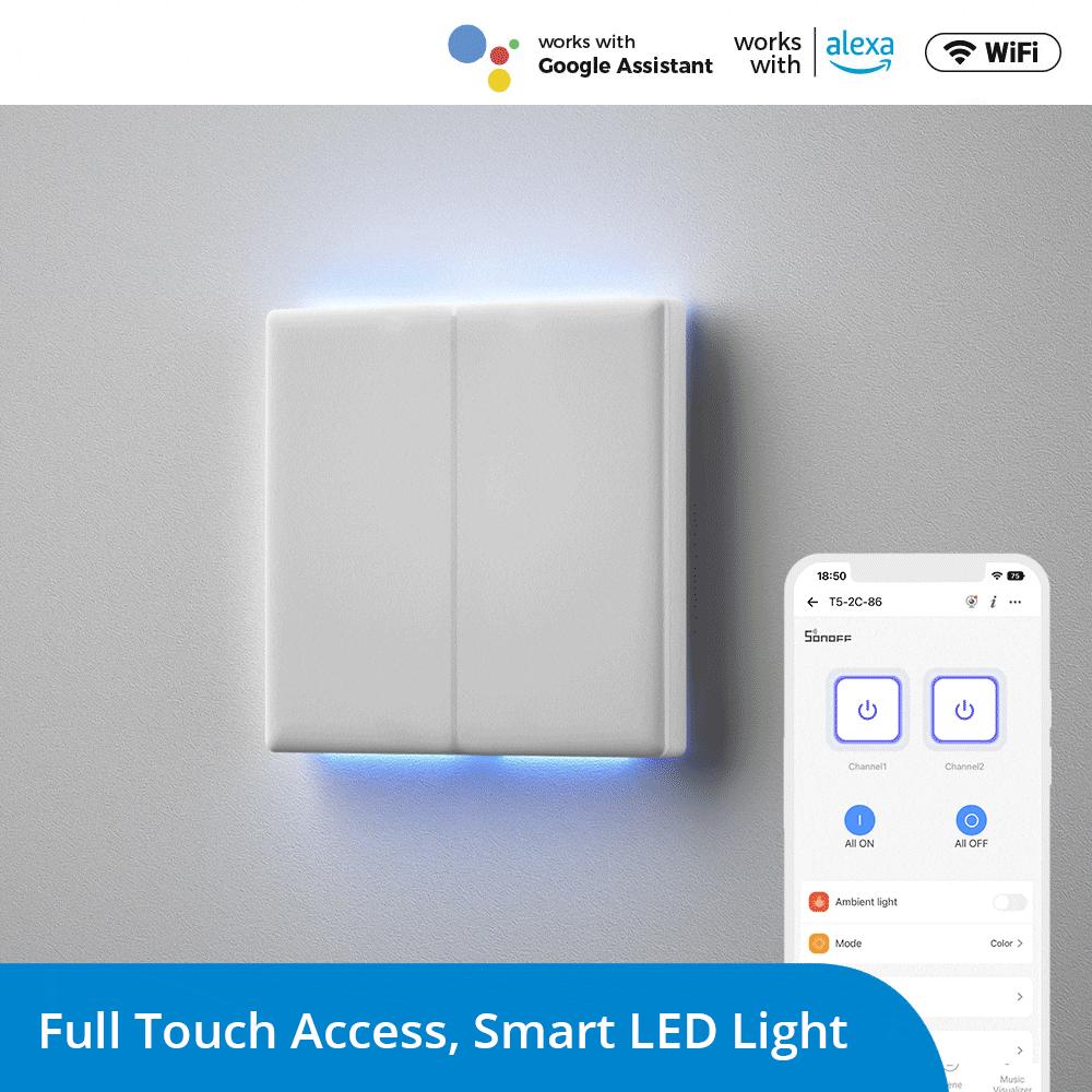 Itead SONOFF TX Ultimate Smart Touch Wall Switch - 3 Gang - Opencircuit