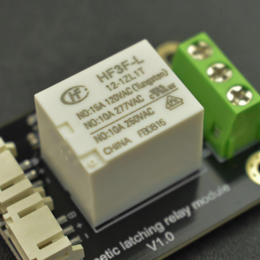 DFRobot Gravity: Magnetic Latching Relay for ESP32 / Arduino - Opencircuit