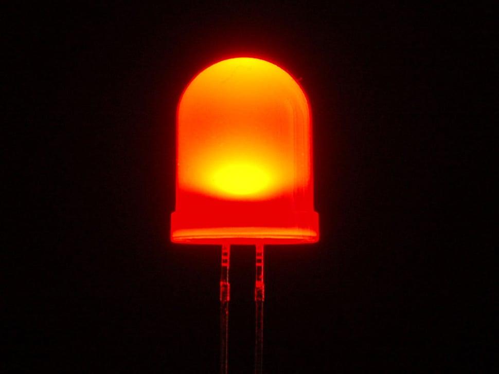 Adafruit Diffuus rood 10 mm LED (25 stuks) - Opencircuit
