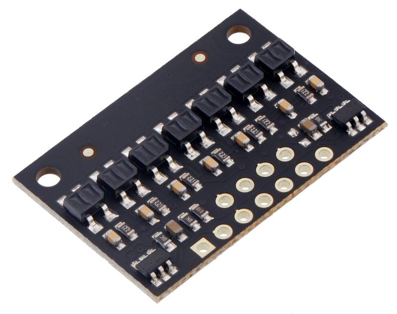 Pololu QTR-HD-07RC Reflectance Sensor Array: 7-Channel, 4mm Pitch, RC ...