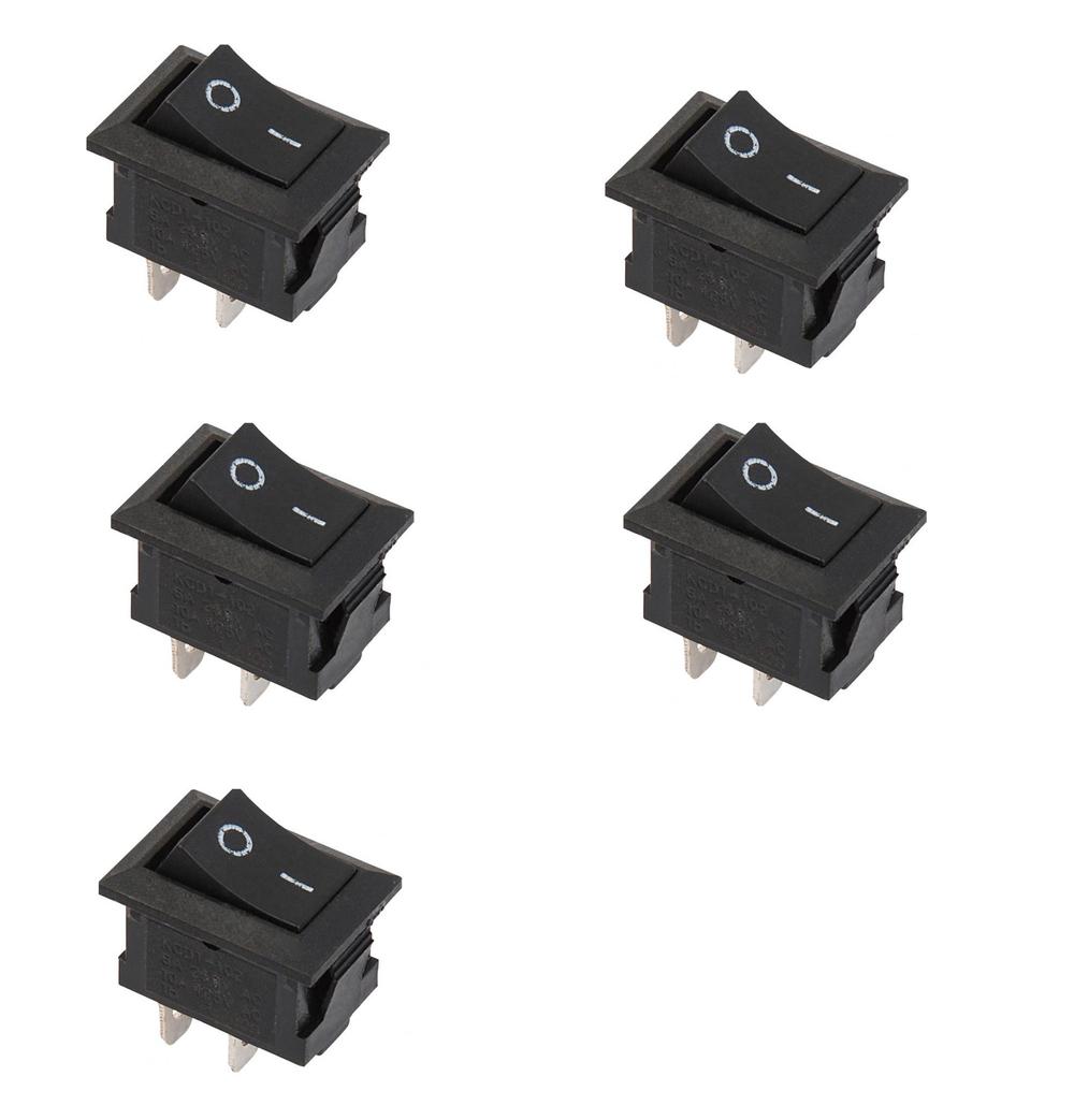 Rocker mini switch 1 polig - 5 stuks - Opencircuit