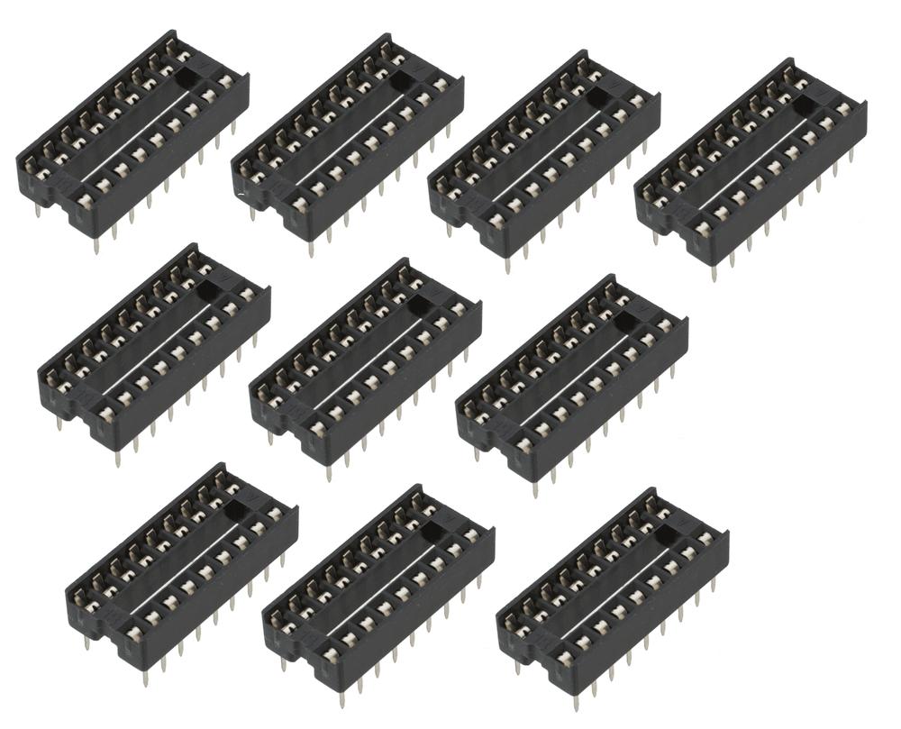 IC voet 18 pins - 10 stuks - Opencircuit