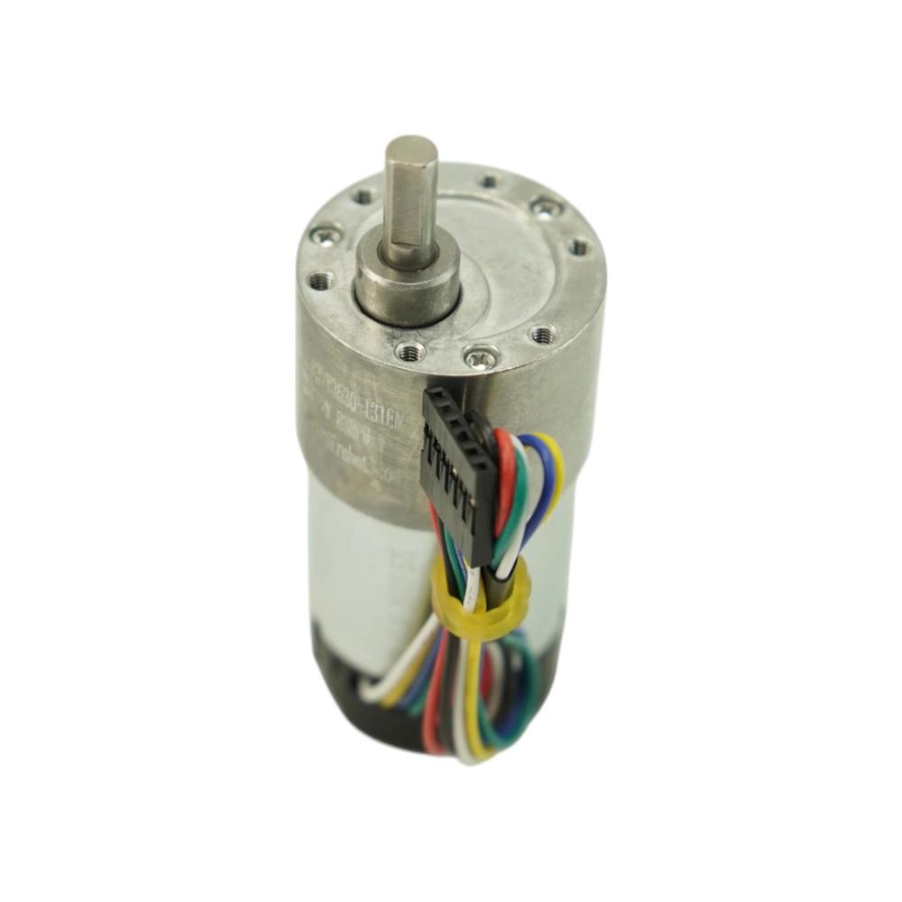 DFRobot 83 RPM Metal DC Motor with Encoder - 12V Gear Motor (GB37Y3530 ...