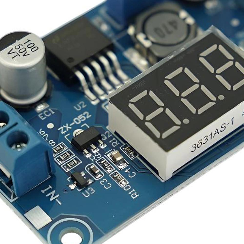 DFRobot 20W Adjustable DC-DC Buck Converter with Digital Display ...
