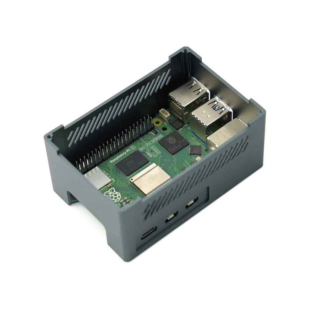 DFRobot Full-Metal Case for Raspberry Pi 5 Single Board Computer - Opencircuit