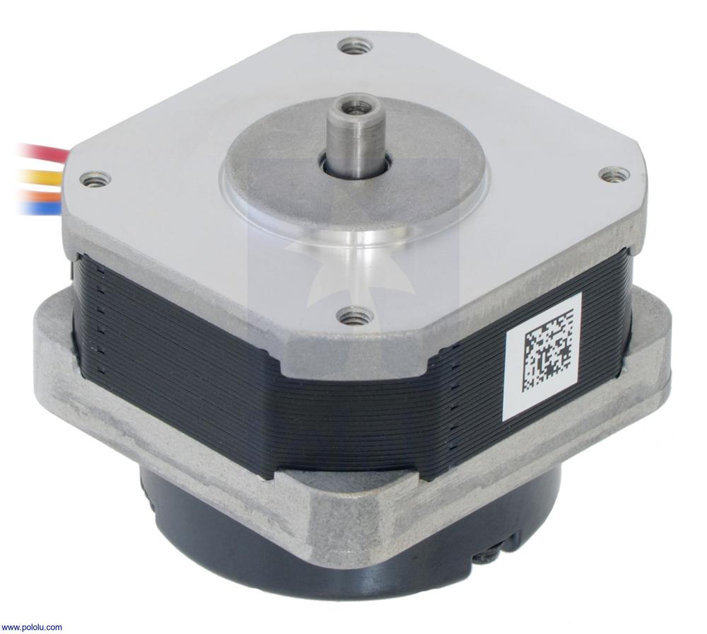 Pololu Motor de passo Sanyo Pancake com codificador: bipolar, 200 ...