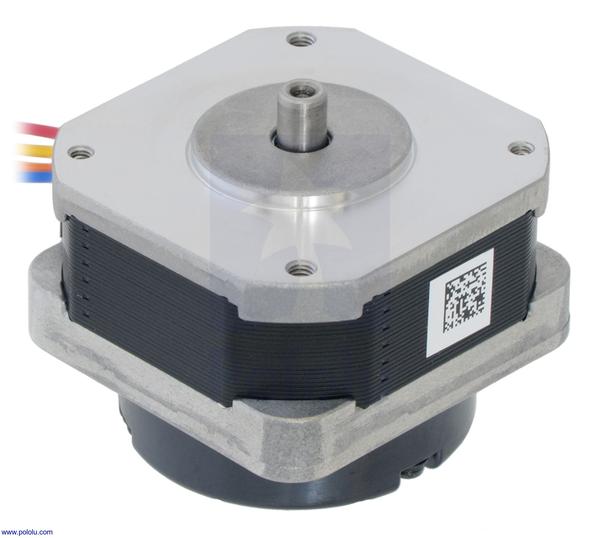 Pololu Sanyo Pancake Stepper Motor with Encoder: Bipolar, 200 Steps/Rev ...